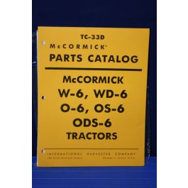 TC33D Parts Manual - O6/OS6/W6