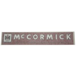 VI1822A McCORMICK Vinyl Decal, 9" Red